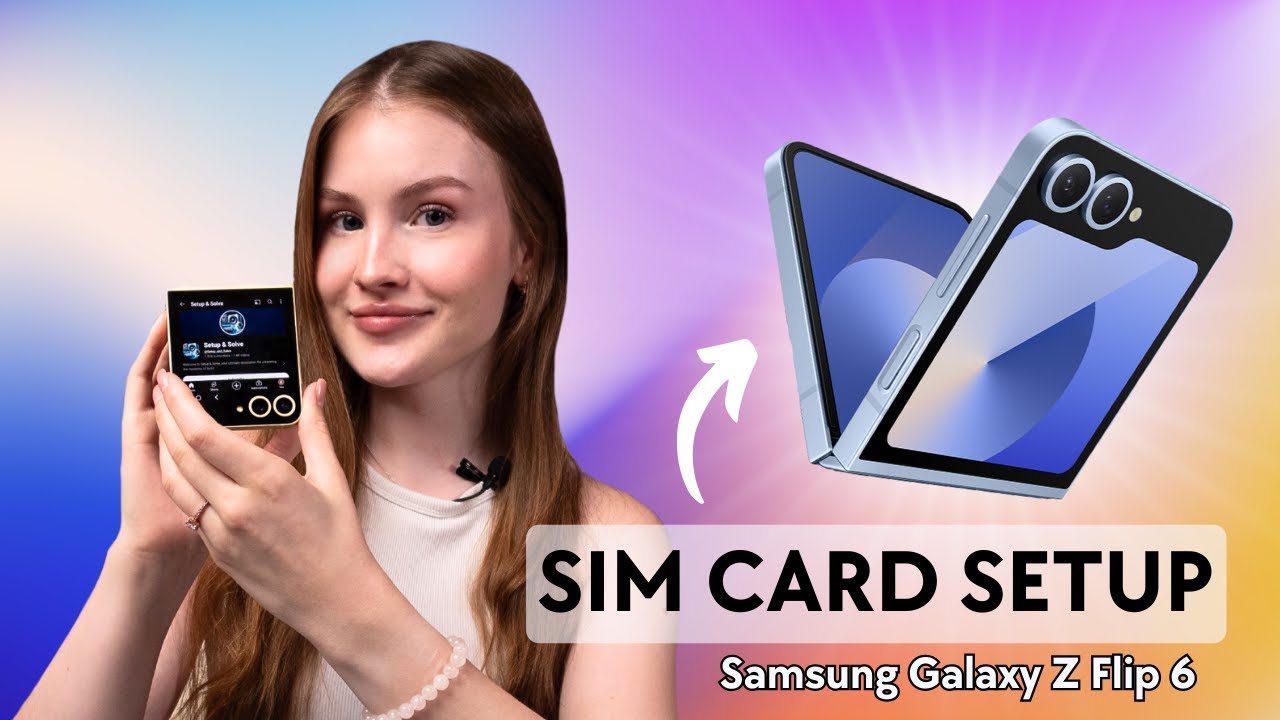 How to Insert SIM Card & Check Cellular Settings on Samsung Galaxy Z ...