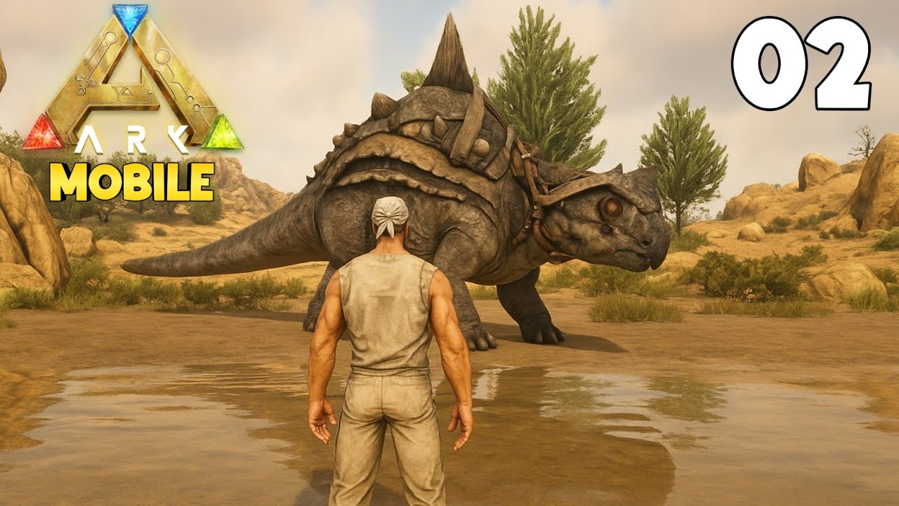 Taming new creatures and exploring scorched earth | Ark mobile | 02 ...