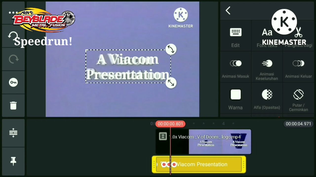 Viacom V of doom logo remake Speedrun! - YouTube