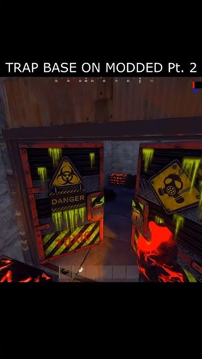 TRAP BASE ON MODDED Pt.2 #rust #rustshorts #rustpvp #rustraid #rusttrapbase #rustclips # ...