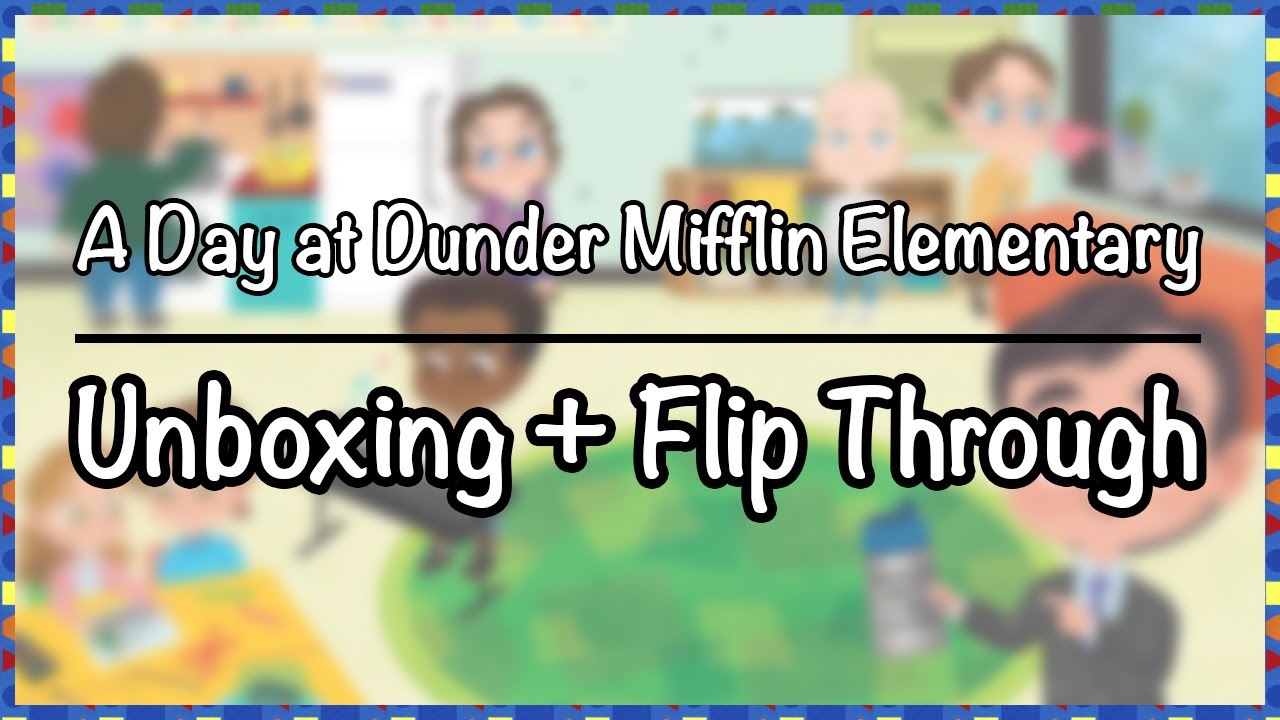 A Day at Dunder Mifflin Elementary | Unboxing + Flip Through - YouTube