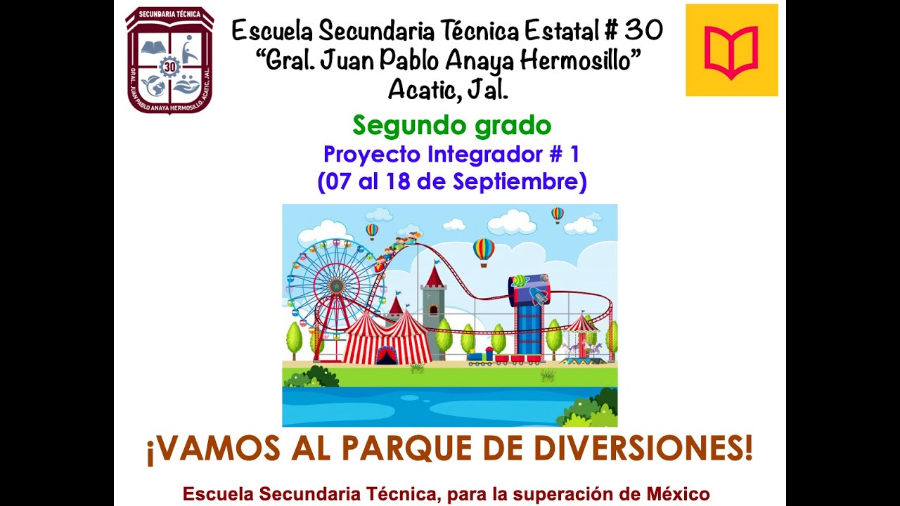 2º Grado: Proyecto integrador # 1 (07 al 18 de Septiembre) - YouTube