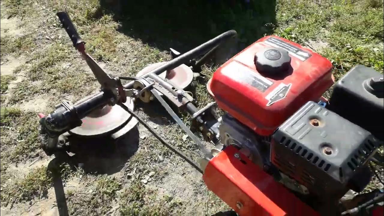 мотоблок с косилкой - YouTube