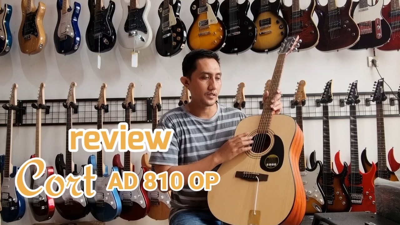 Gitar Cort AD810 OP review - YouTube