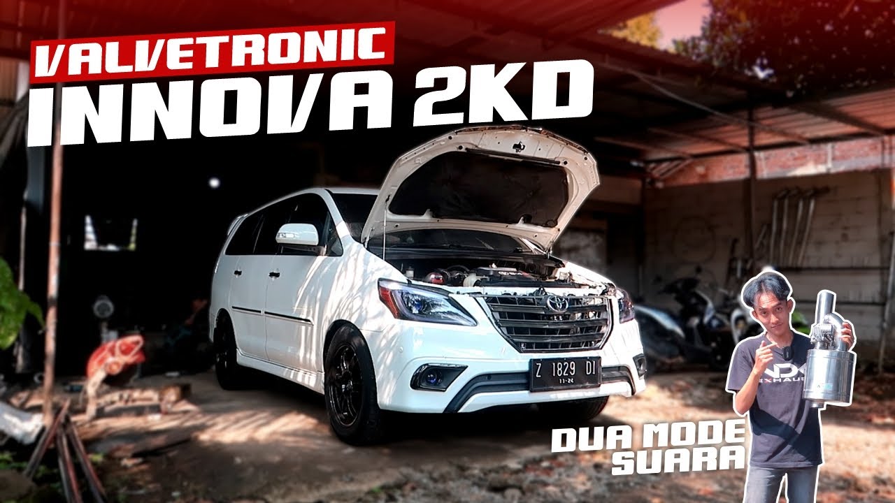 Innova 2KD Ganti Knalpot Dua Suara!! | Bisa Racing Dan Bisa Silent ...