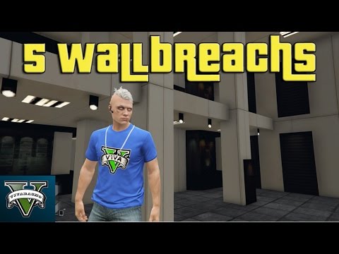 Glitch GTA V Online: 5 Wallbreachs en 1 solo video