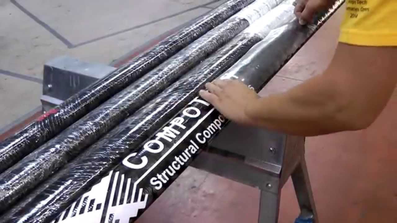 CompoTech DN Ice Boat Carbon Mast - YouTube