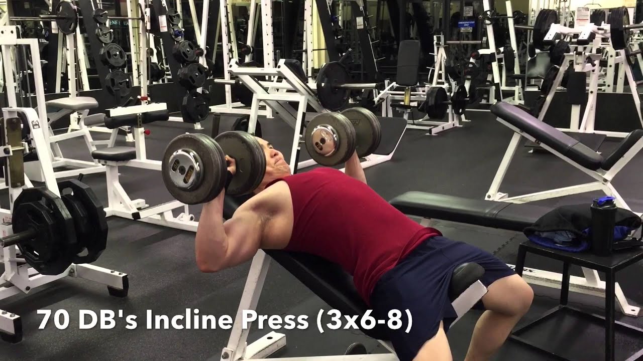 6th week into my building phase (Power Upper body day) - YouTube