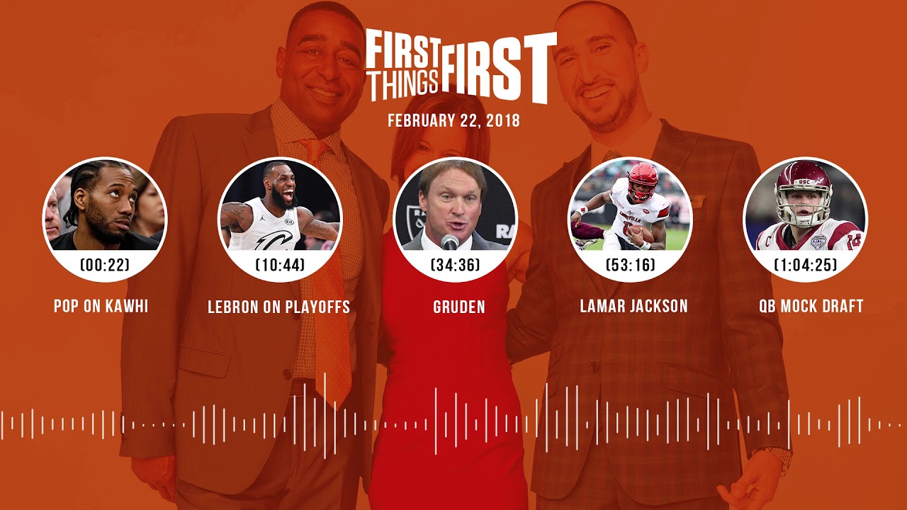 First Things First audio podcast(2.22.18) Cris Carter, Nick Wright ...