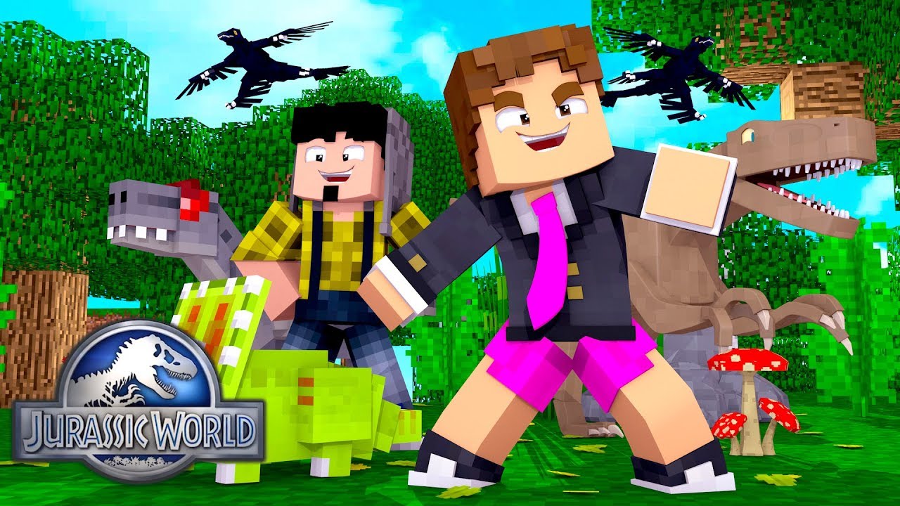 Minecraft Jurassic World Nova SÉrie Mundo Dos Dinossauros ‹ Loki