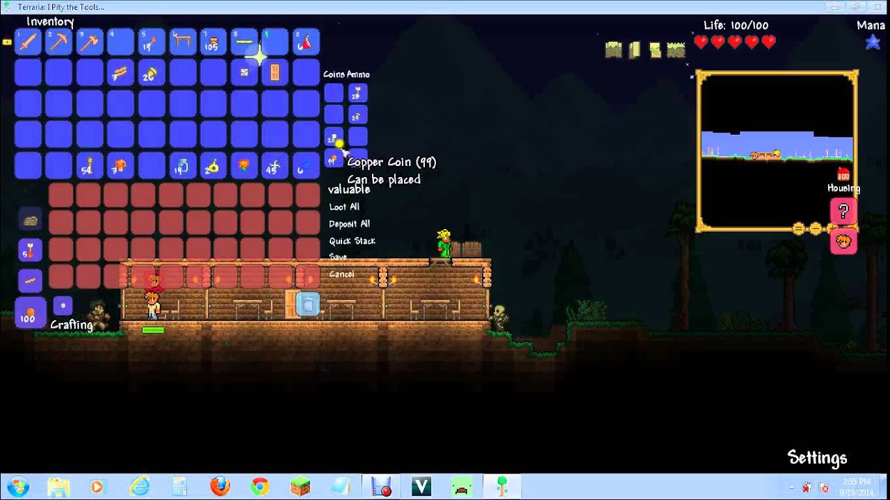 episode 1 terraria vanilla - YouTube