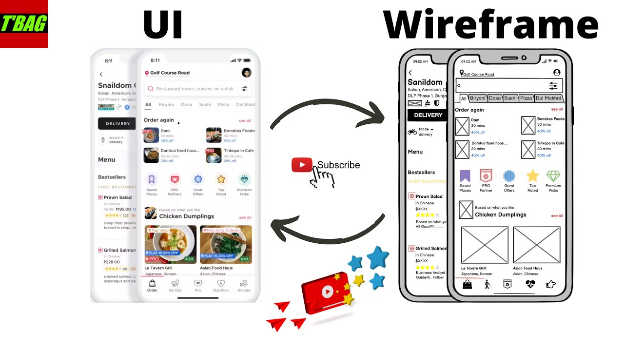 Zomato Wireframe | Balsamiq Mockups | Wireframing Tool | #business # ...
