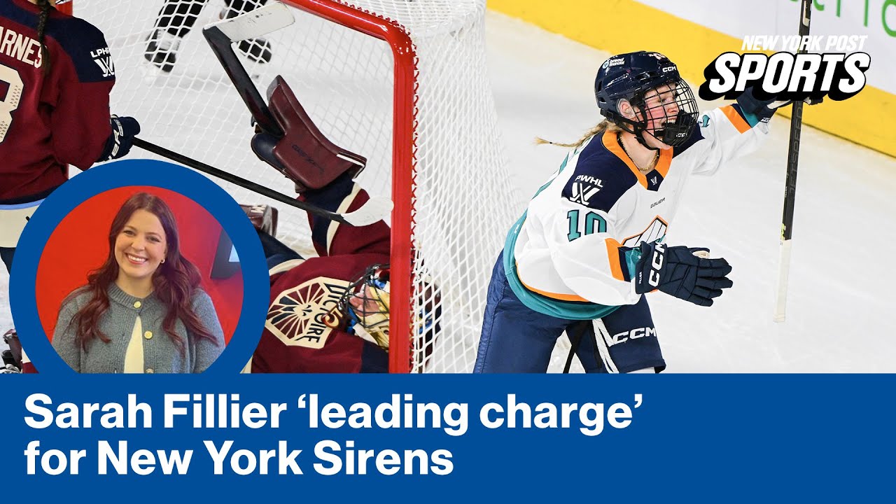 New York Sirens' Sarah Fillier standing out amongst 'stacked' rookie ...