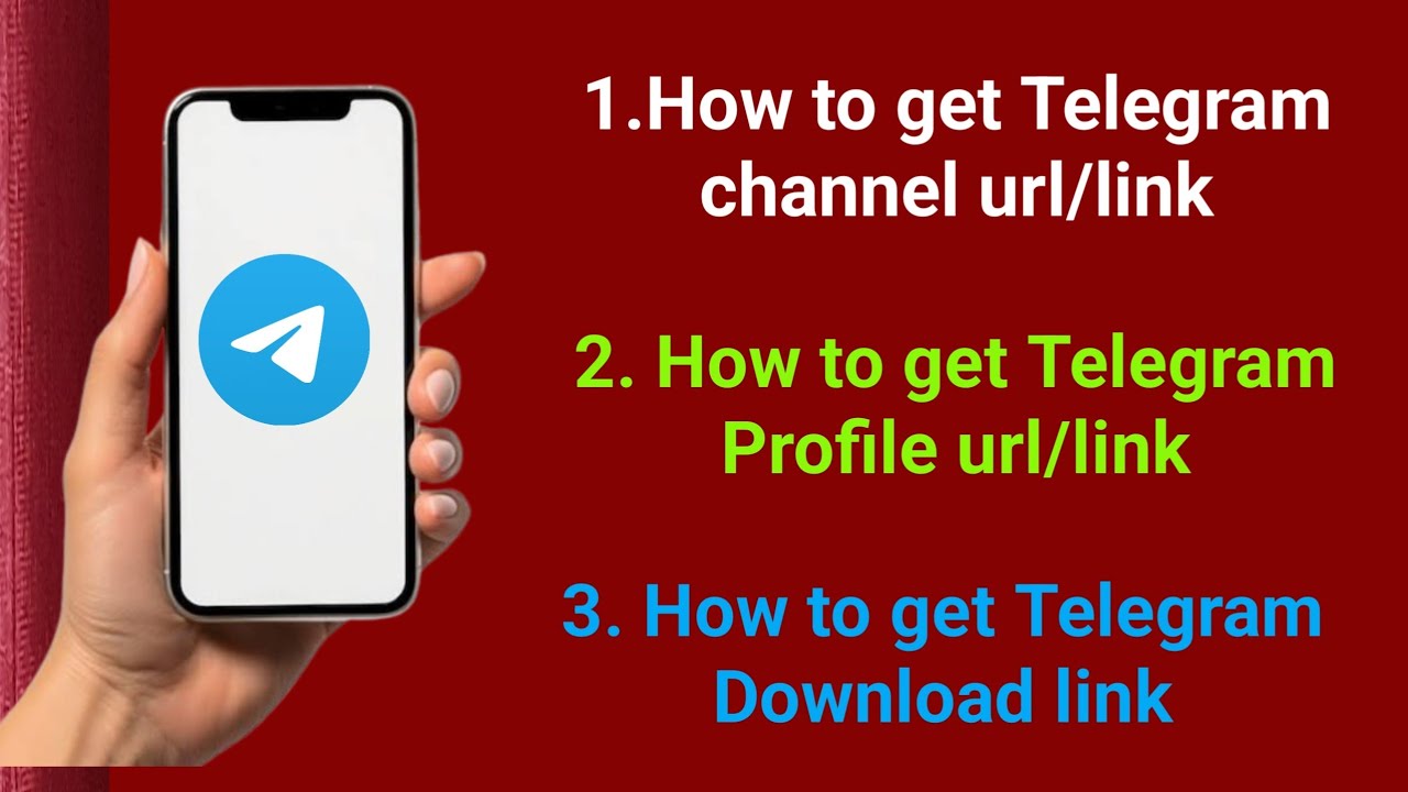 How to get your Telegram profile link😃How to get your Telegram channel ...