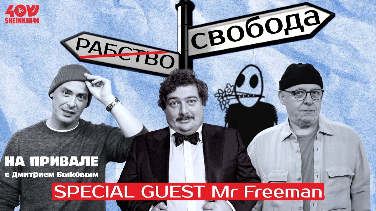 Mr. FREEMAN и Дмитрий Быков учат отличать свободу от рабства - YouTube