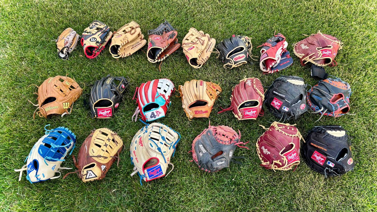Full Baseball Glove Collection! - YouTube