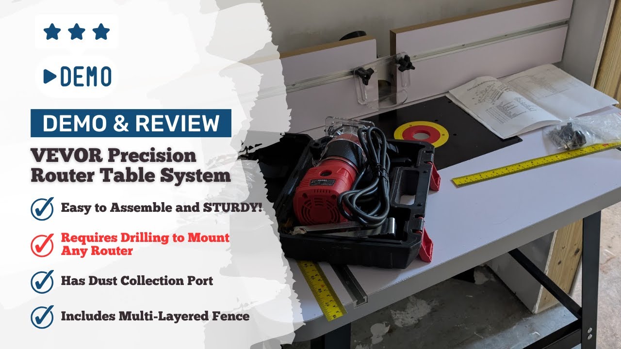 First Impressions - VEVOR Precision Router Table System - YouTube