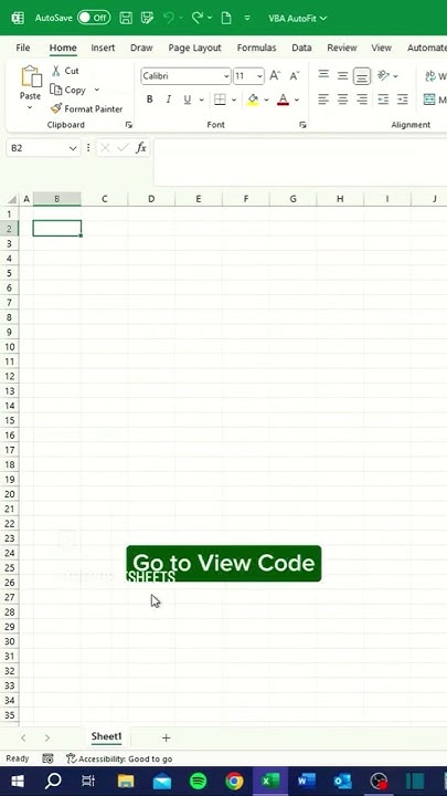 Advance Excel #excelhacks Autofit Column width - YouTube