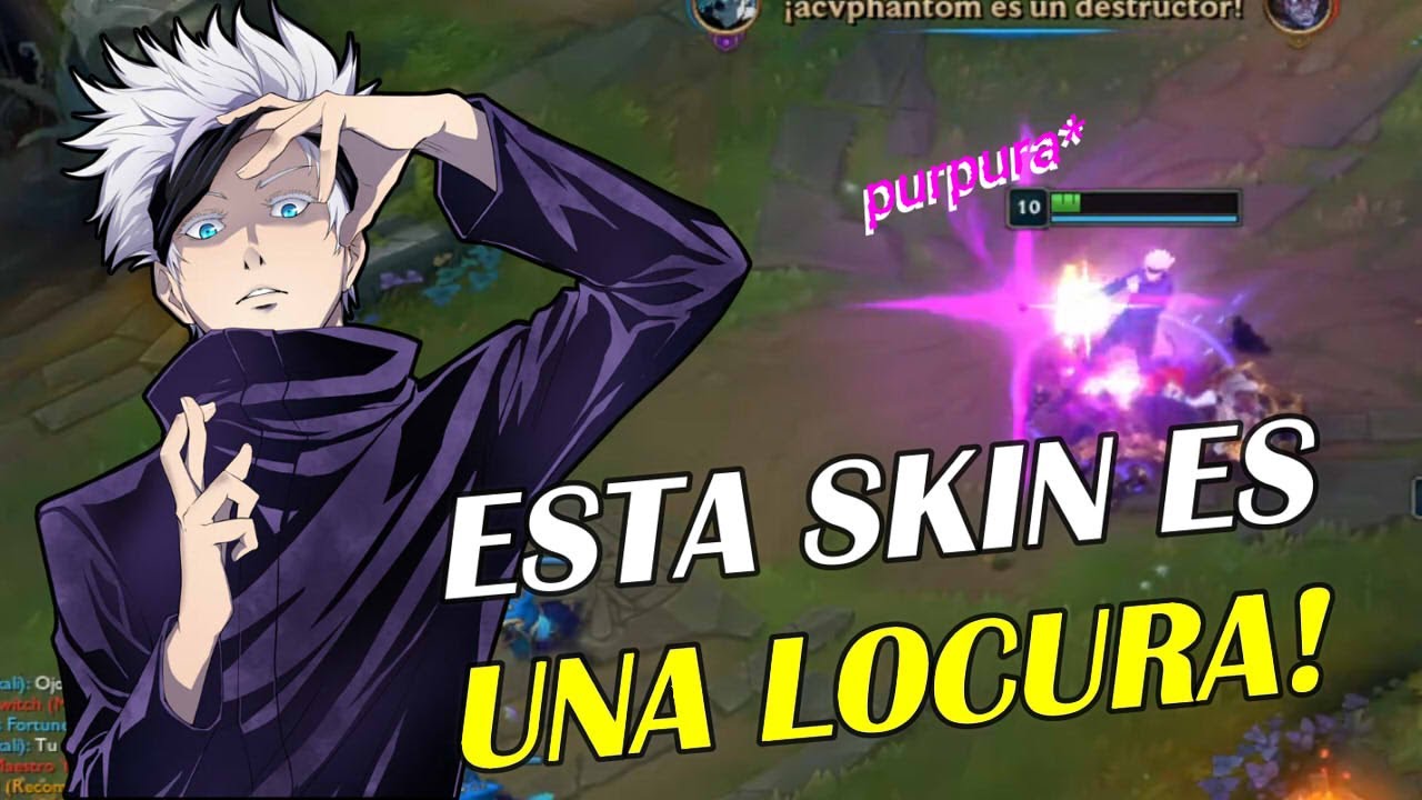 🟣Gojo Satoru esta rotisimo en Lol!!🟣 | League of Legends - YouTube