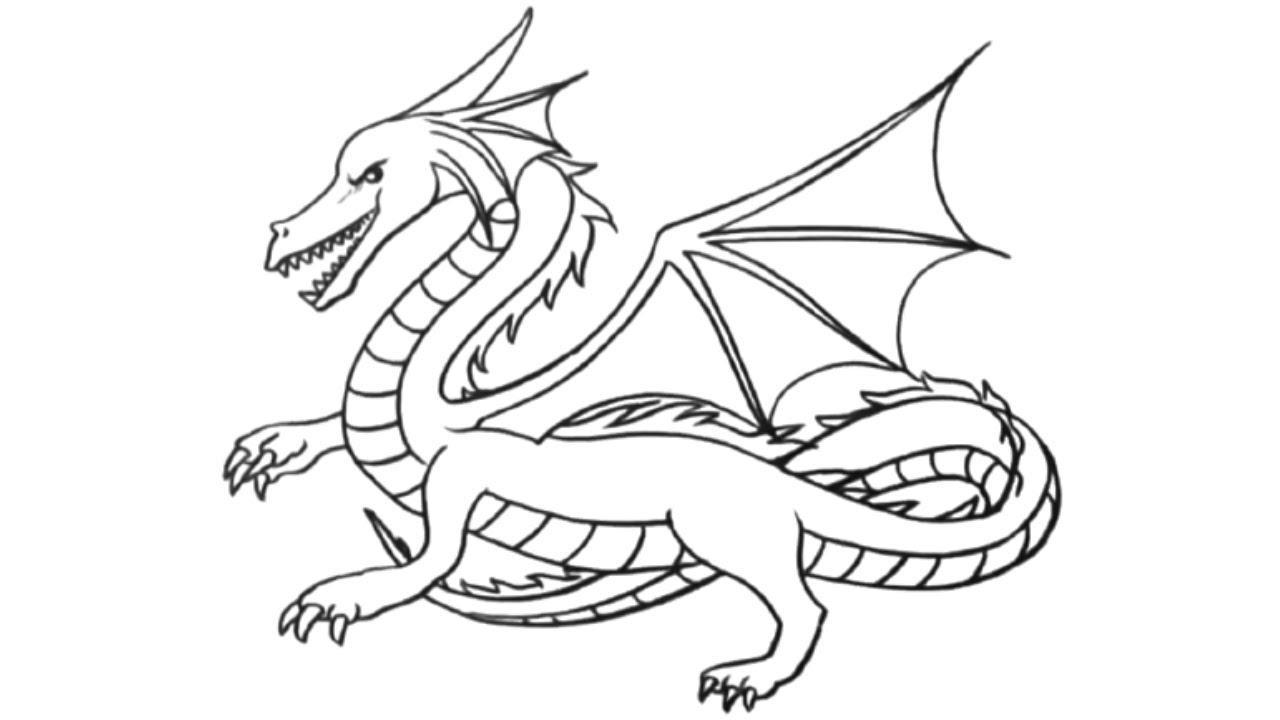 Epic Dragon Drawing Tutorial | Unleash Your Artistic Fire! - YouTube