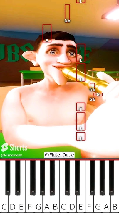 FLUTSTER COMBAT (@Flute_Dude) - Octave Piano Tutorial - YouTube