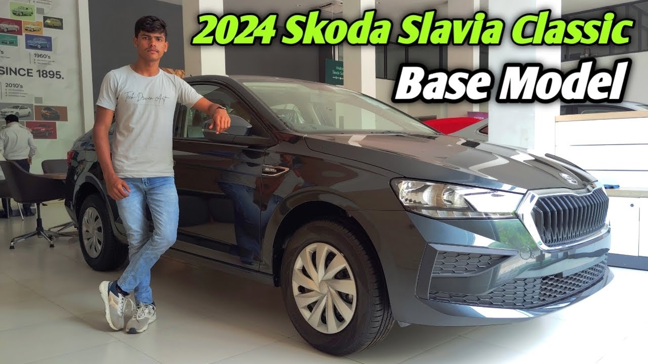 Base Model मैं ही इतने 😲 Features - 2024 Skoda Slavia Classic 1.0L TSL ...