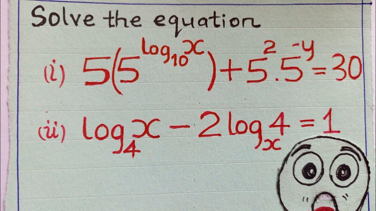 INDICES AND LOGARITHMS - YouTube