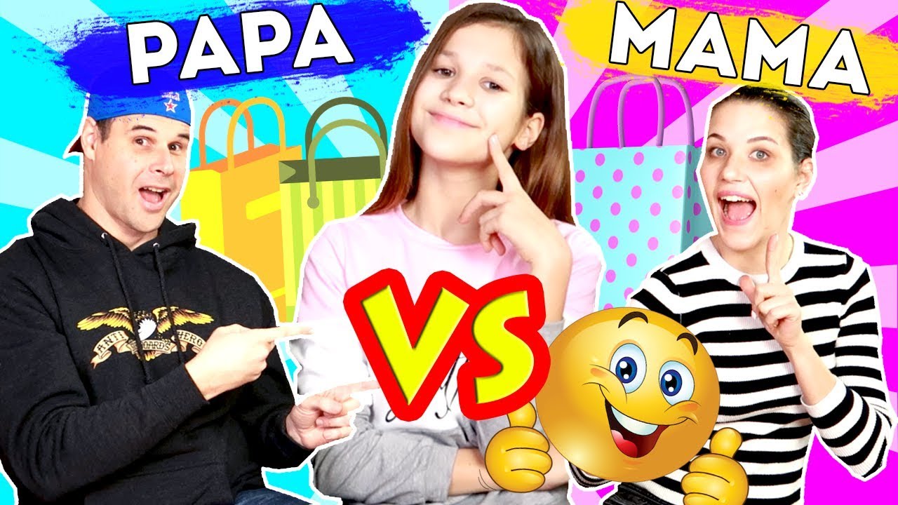 MIS PADRES ME COMPRAN MIS OUTFITS | MAMÁ vs PAPÁ outfit CHALLENGE ...
