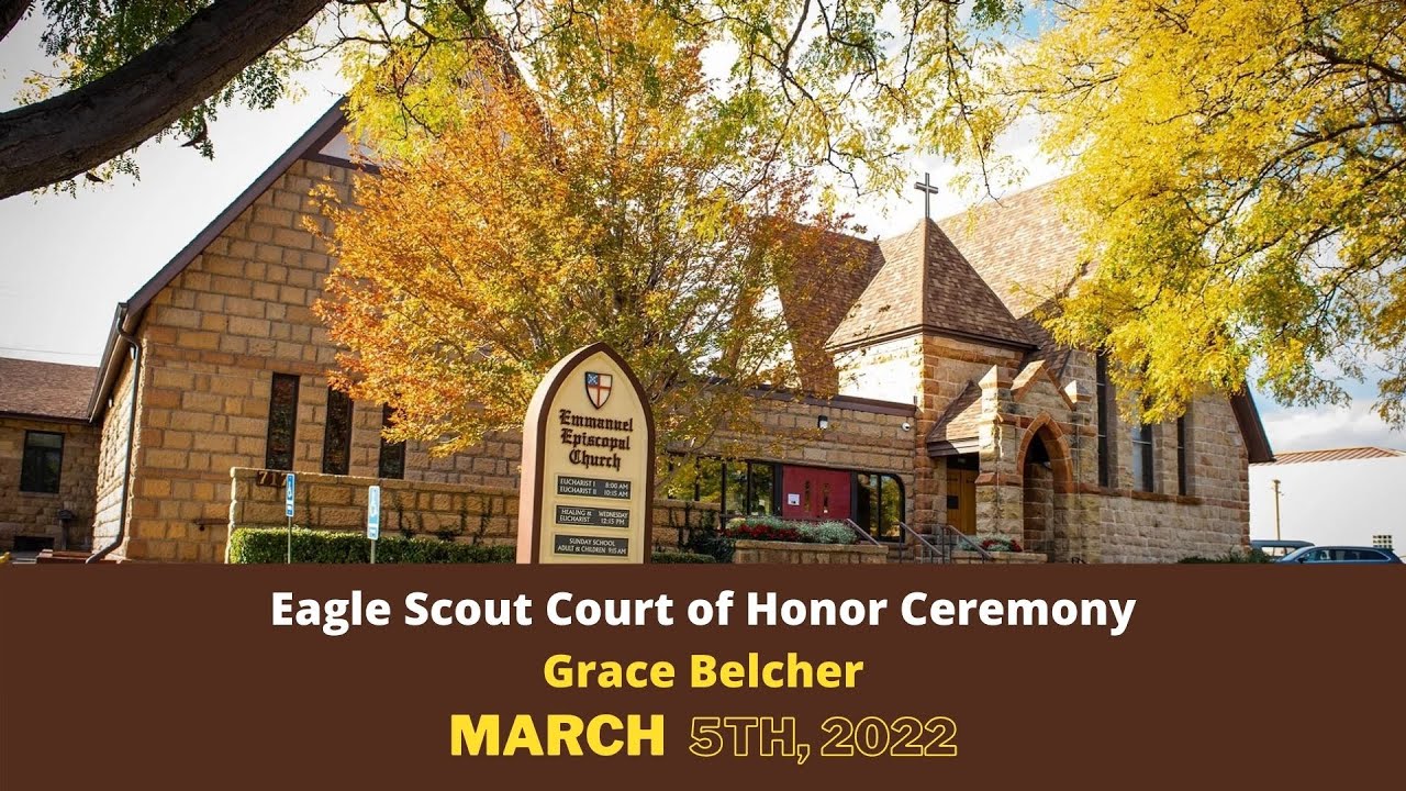 Eagle Scout Court of Honor Ceremony for Grace Belcher - YouTube