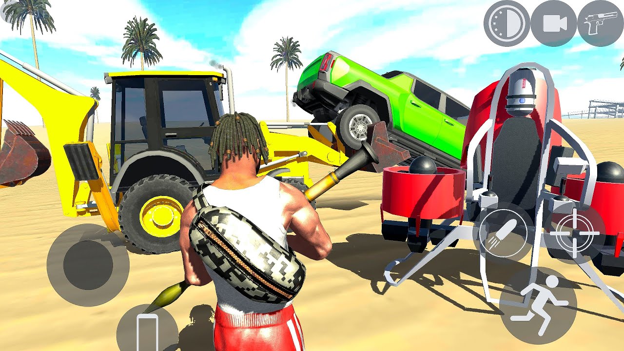 Flying Jetpack JCB Hummer Car Open world Indian Bikes Driving - Android ...