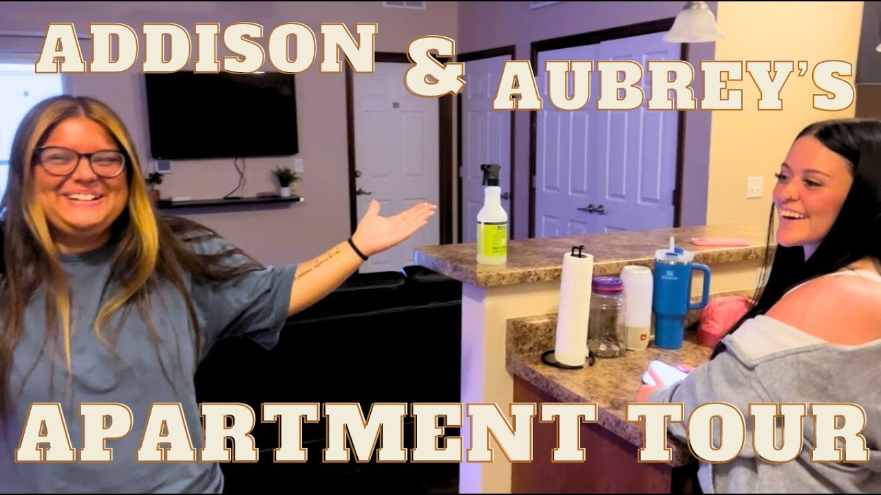 apartment tour || addison and aubrey - YouTube