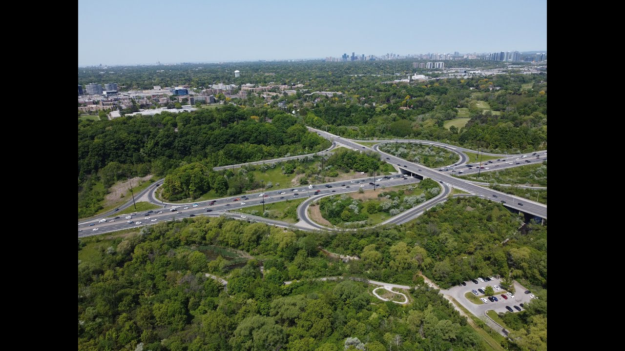Toronto Interchanges: Don Valley Parkway at Lawrence Avenue East. 4K ...