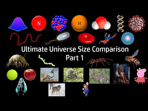 Ultimate Universe Size Comparison Part 1 - YouTube