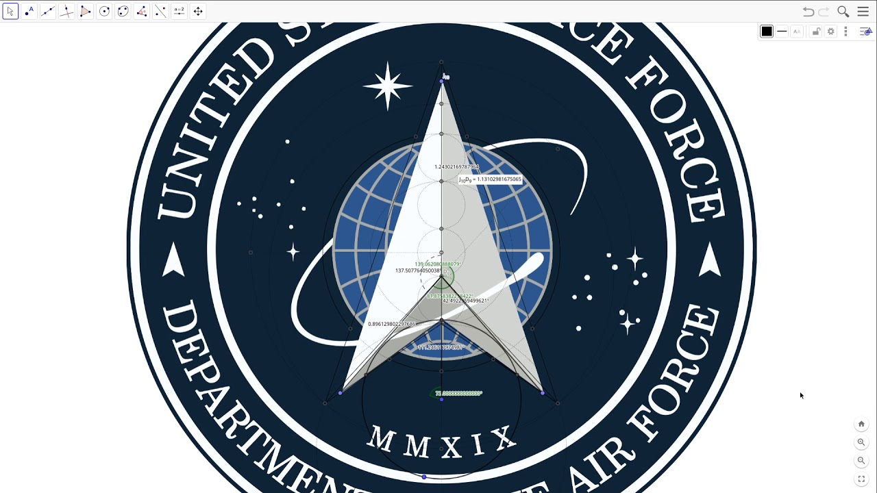 Perfecting the US Space Force Logo - YouTube