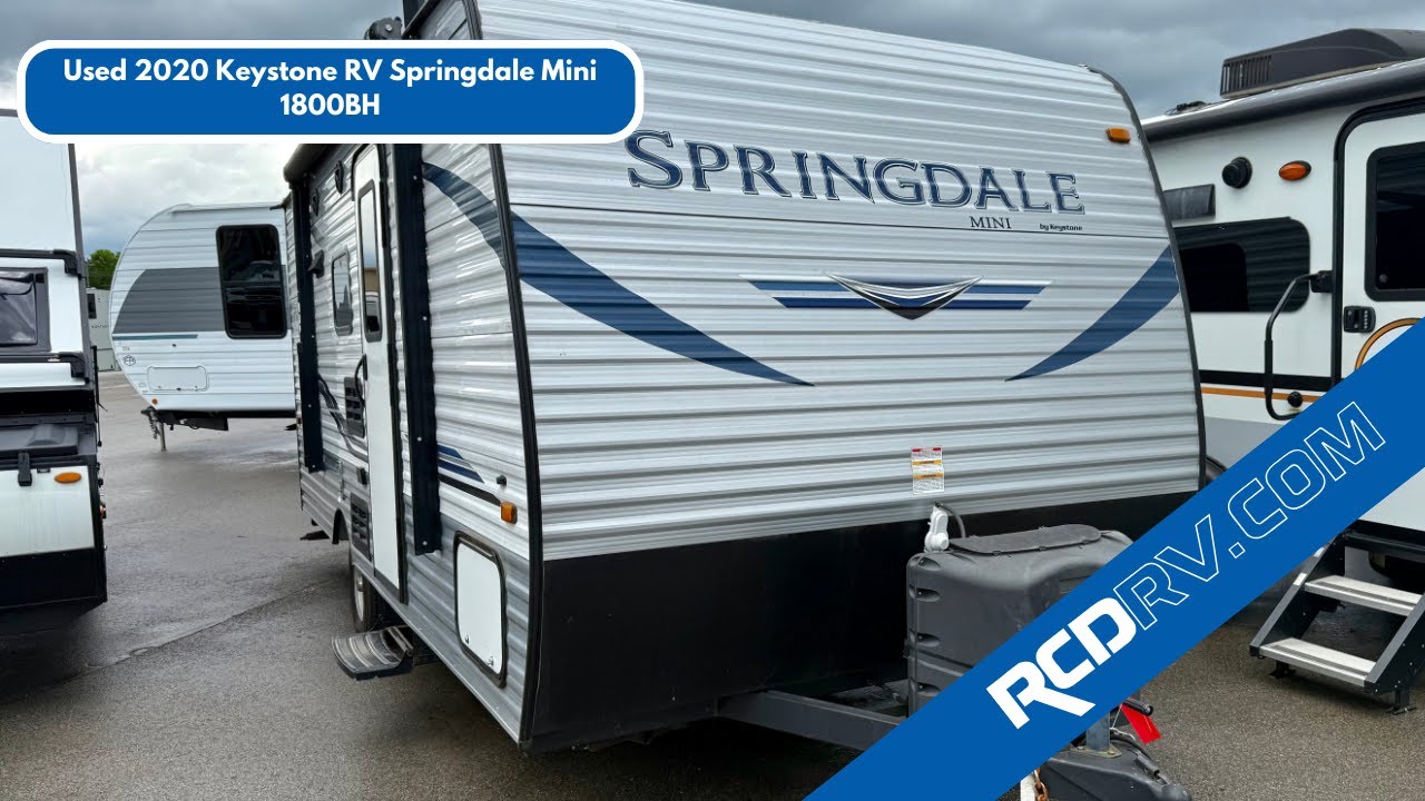 Used 2020 Keystone RV Springdale Mini 1800BH - Delaware - YouTube