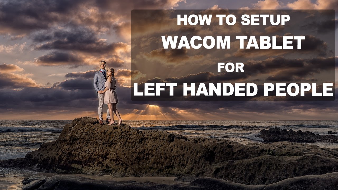 How to set up Wacom table for left handed people - YouTube