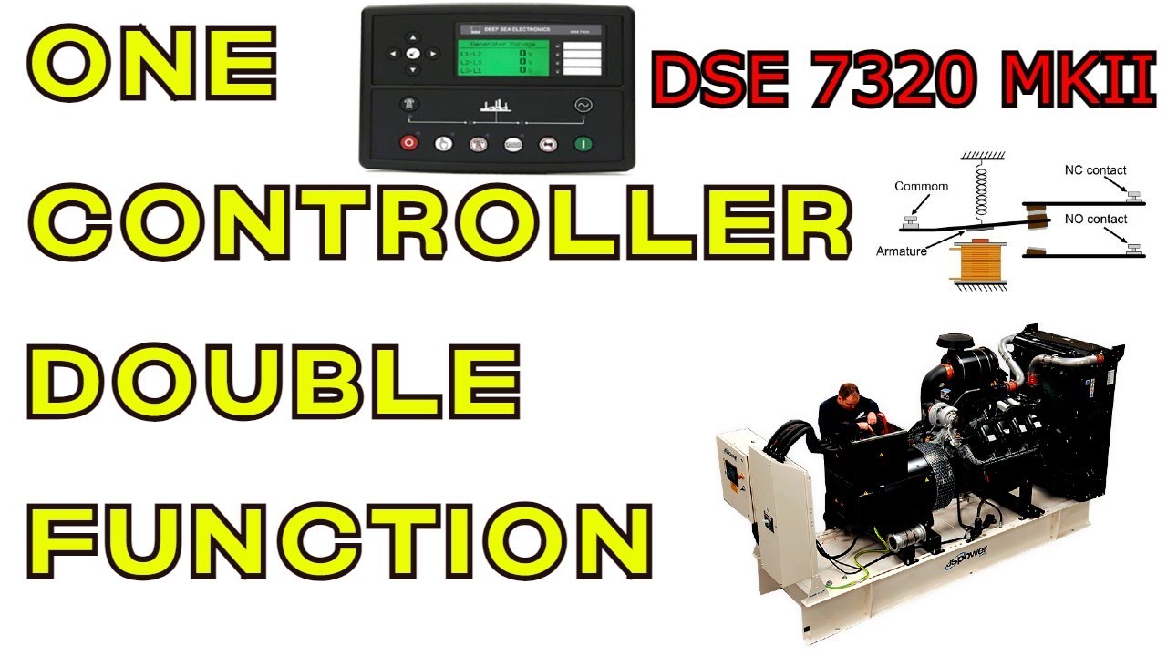How to use Single Controller for Generator and ATS Panel | DSE 7320 ...