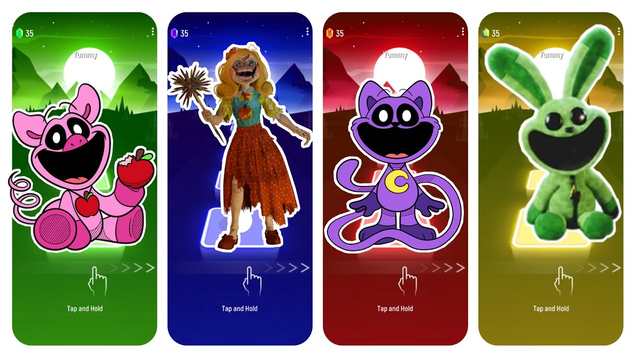 Poppy Playtime 3: Believer x Bones x Enemy x Dance Monkey | Tiles Hop ...