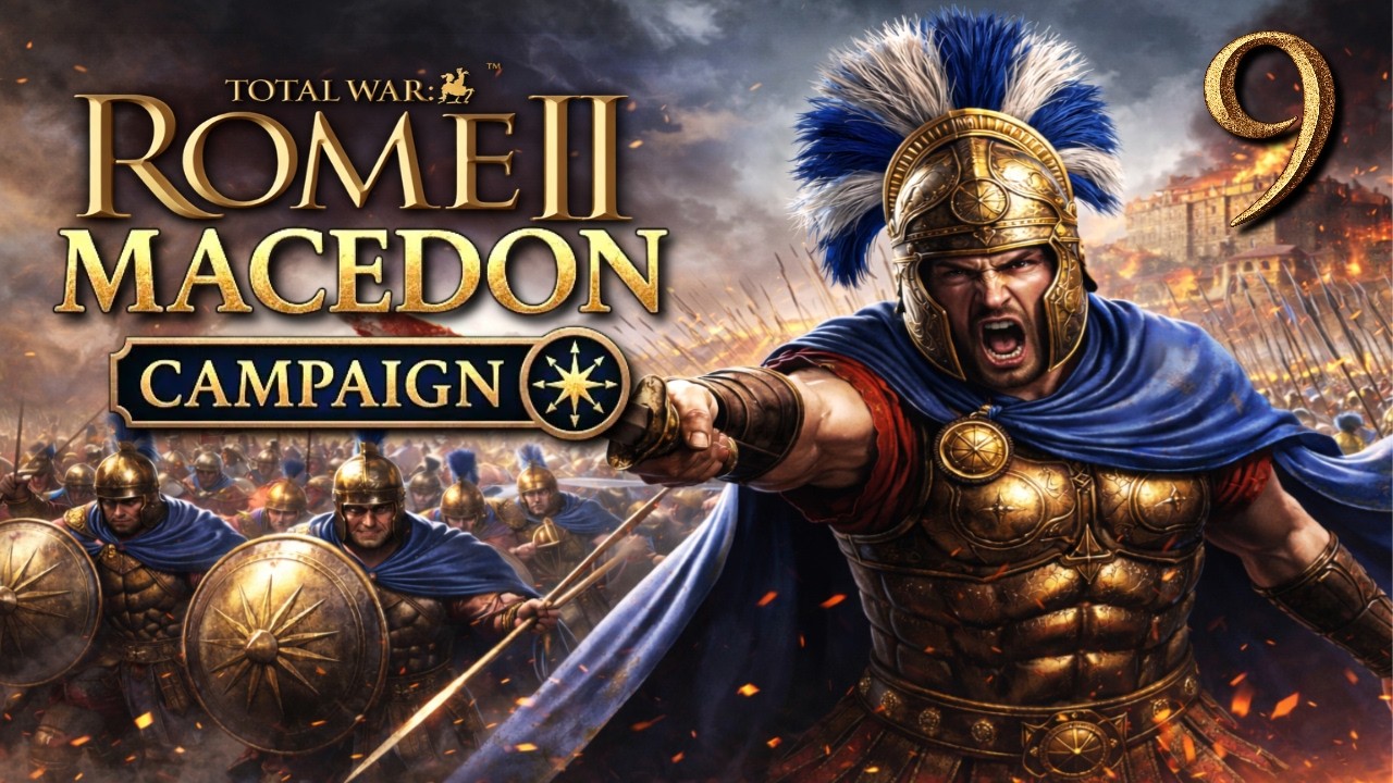 Total War: Rome 2 - Macedon Campaign Part 9 | The Endgame Begins - YouTube