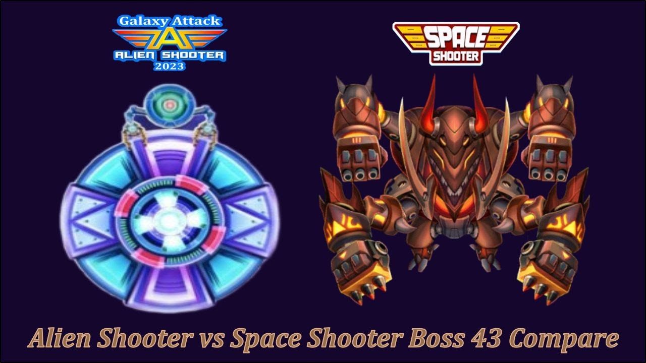 Galaxy Attack: Alien Shooter vs Space Shooter: Galaxy Attack | Boss 43 ...