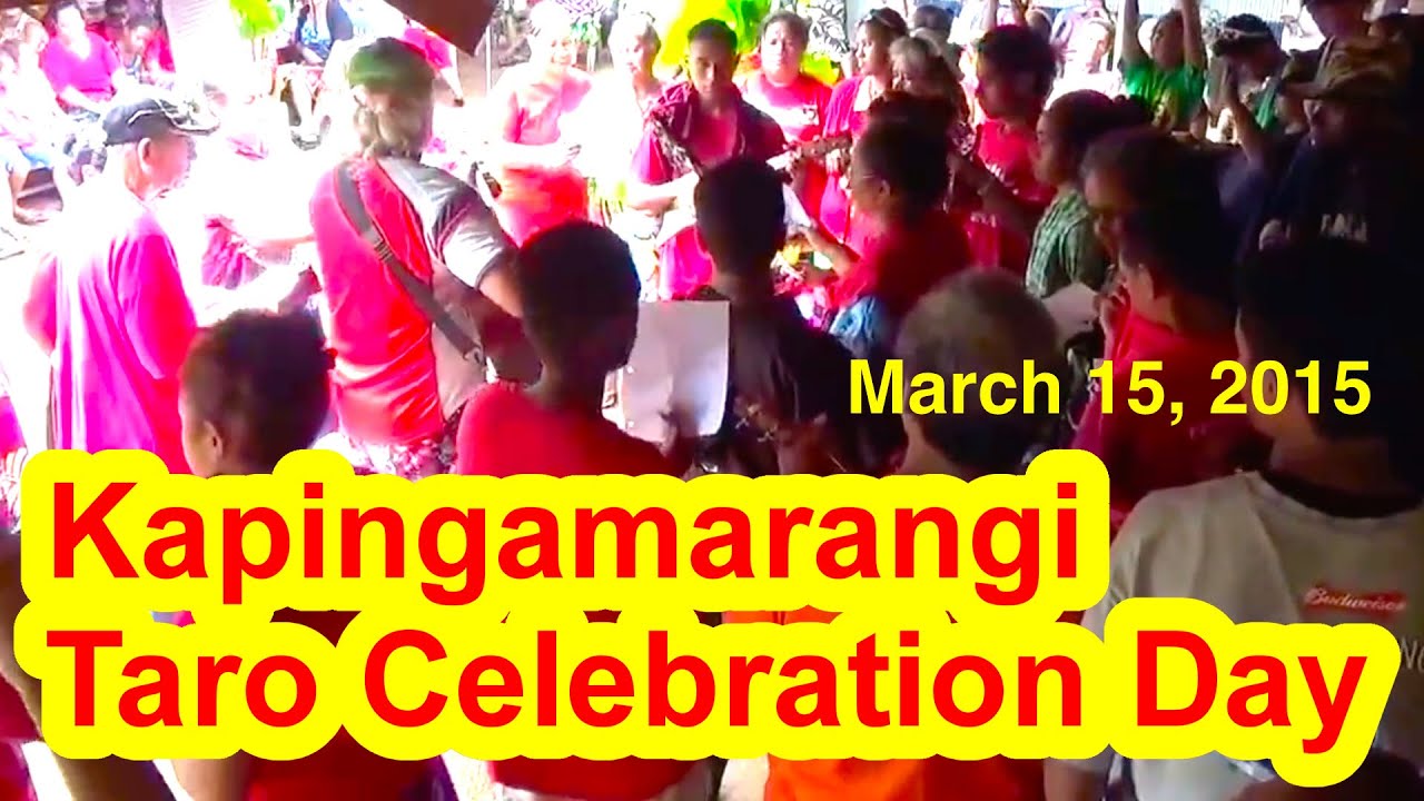 Kapingamarangi Taro Celebration Day, March 15, 2015 - YouTube