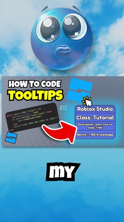 How to Code ToolTips in Roblox Studio [TUTORIAL] - YouTube
