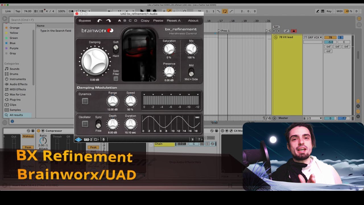 BX Refinement for silky smooth vocals and instruments! (UAD/Brainworx) - YouTube