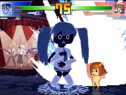Mugen Random Battles: D4 Miku (Me) Vs Nonowa-San - YouTube