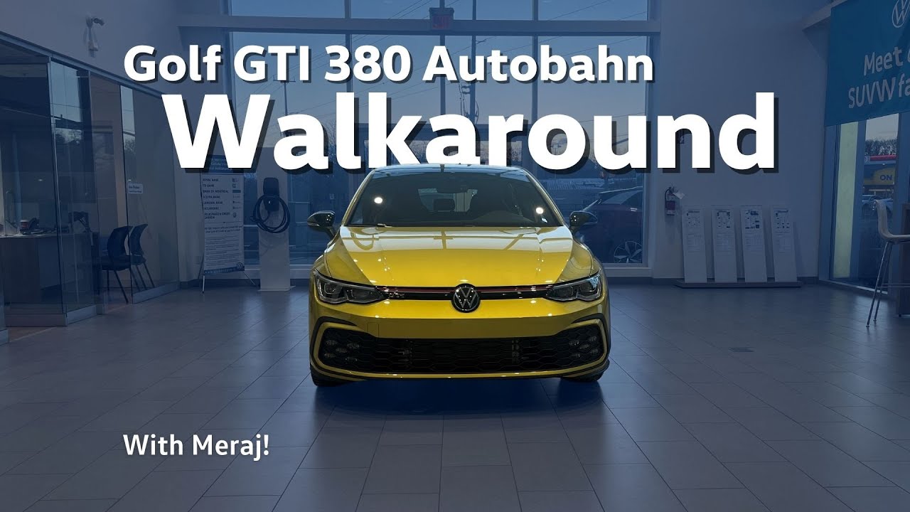 2024 Golf GTI 380 Autobahn Pomelo Yellow Metallic: Walkaround | PVW ...