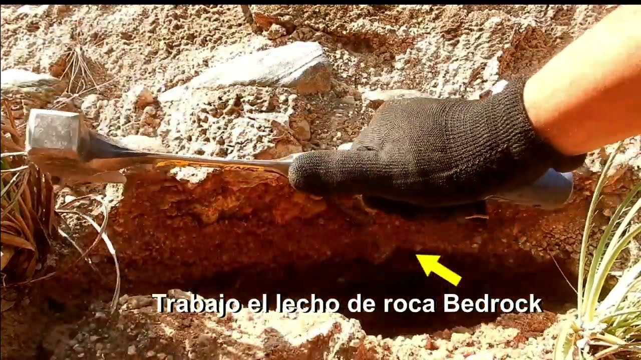 ¿Cómo buscar ORO en Bedrock? "En el LECHO de ROCA" / RECORD BREAKING ...