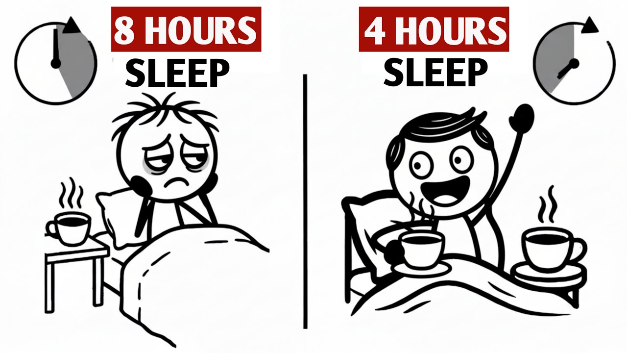 How To Sleep Less Hours and Wake Up Fully Energized - YouTube
