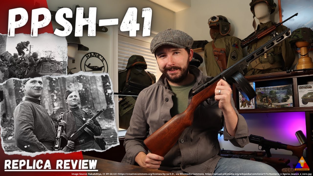 The ICONIC Soviet PPSh-41 | Denix Replica Review - YouTube