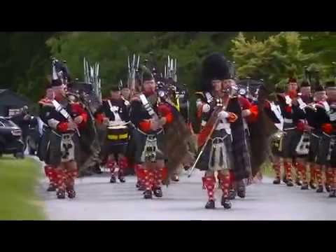 Atholl Highlanders Parade, Blair Castle, Scotland - YouTube