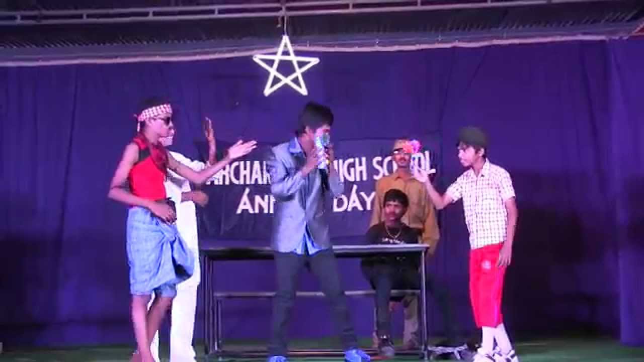 Archangels High School Annual Day 2014 - Hindi Skit by Class 9 - YouTube
